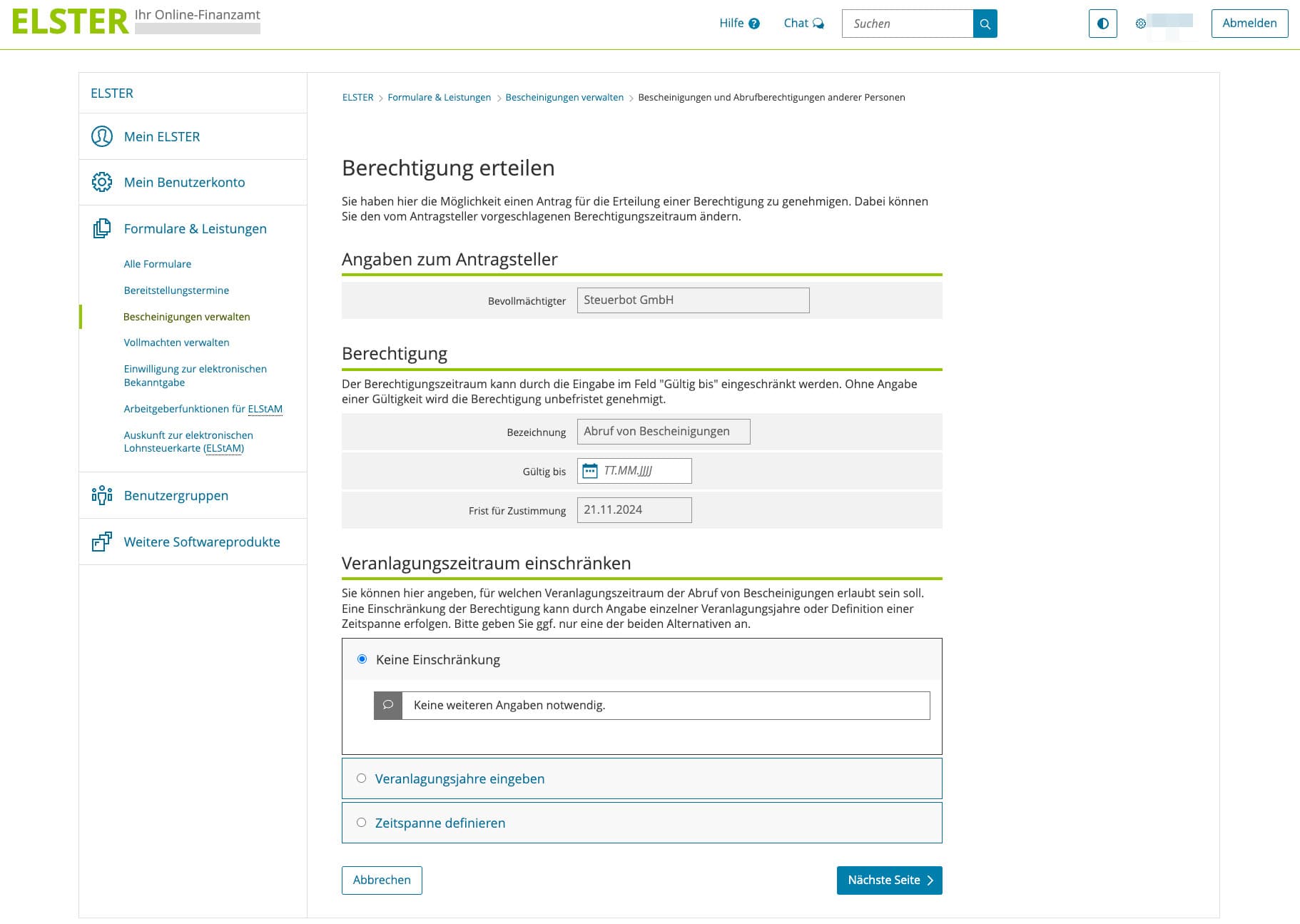 Schritt für Schritt zur vorausgefüllten Steuererklärung | Steuerbot